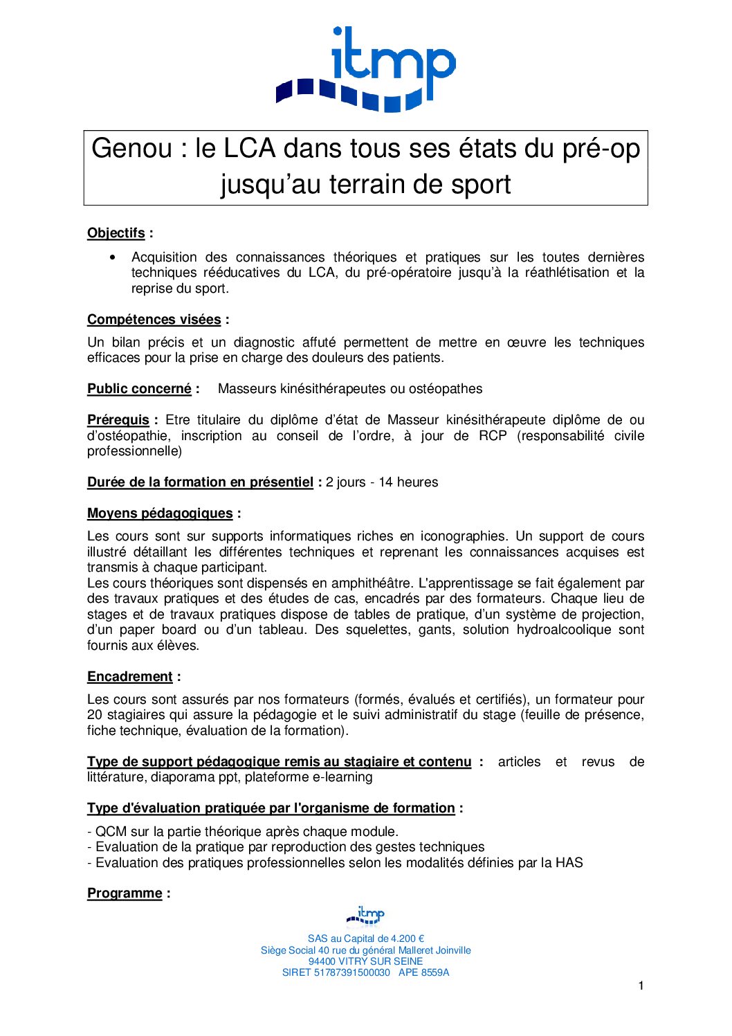 Programme-Le-LCA-dans-tous-ses-états-du-pré-op-jusqu’au-terrain-de ...